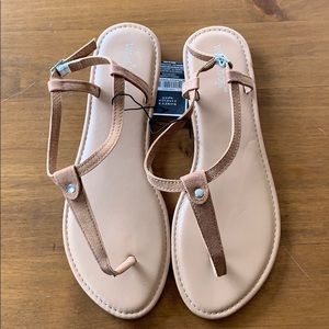 west loop Shoes | Nwt Black White Striped Bow Sandals Flats | Poshmark